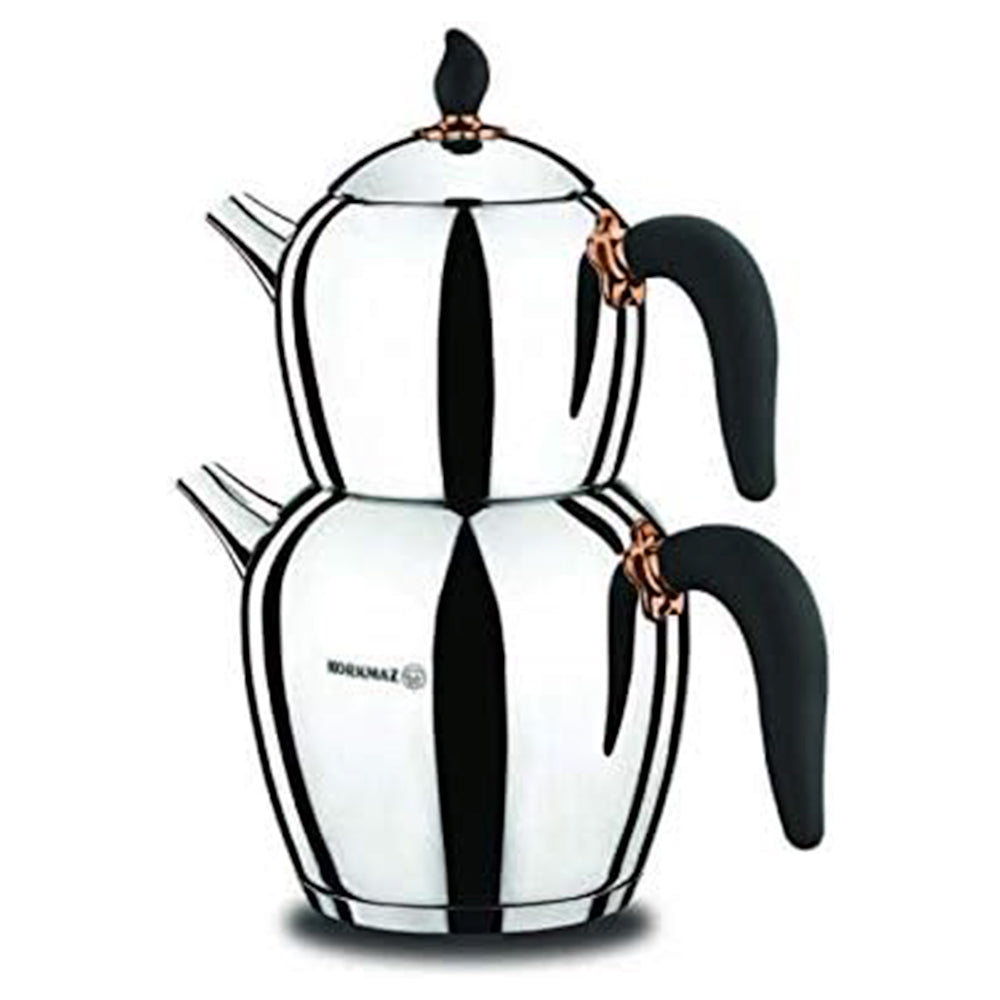 Korkmaz Sehnaz Turkish Teapot Set for Stovetop – HAKAN