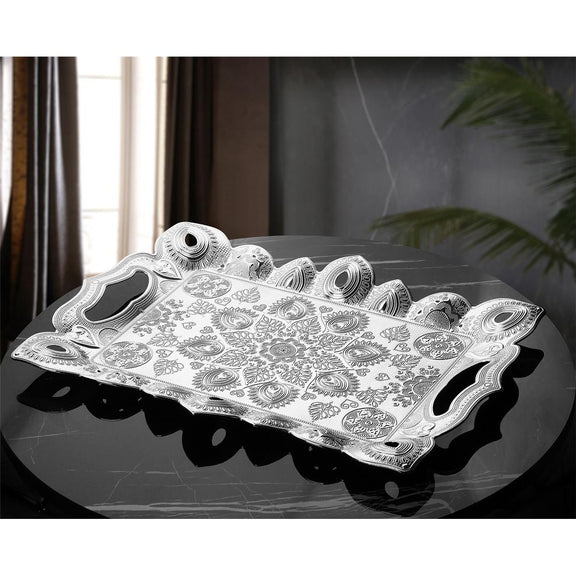 Decorative Tray with Raised Edges, Serving Tray – HAKAN